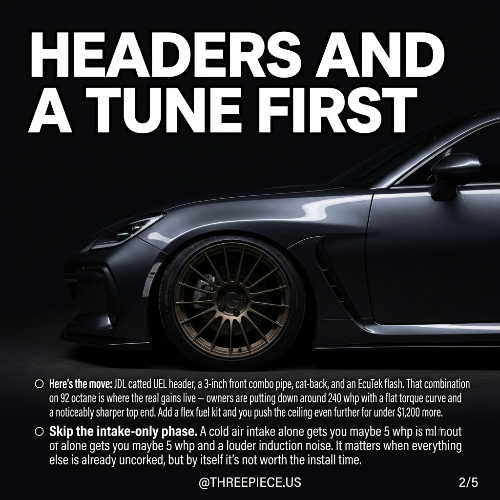 2022-2026 Subaru BRZ ZD8 Build Guide: FA24 Mod Order | ThreePiece.us